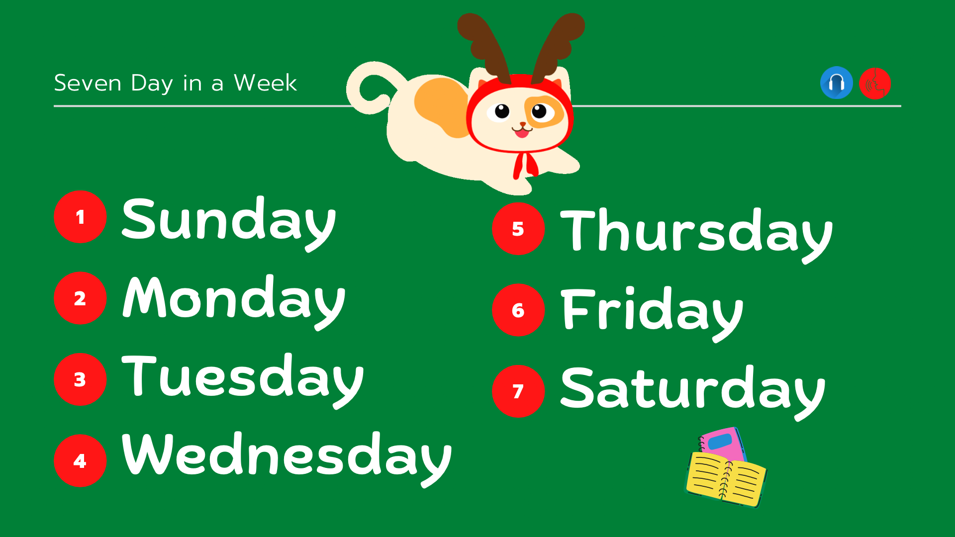 Seven Days in a Week | ครูณัฐดอทคอม